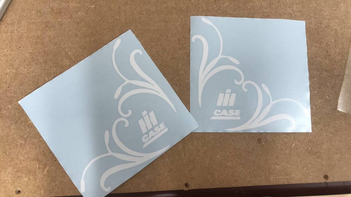 Case IH Window swirls (pair) – Flatout Decals