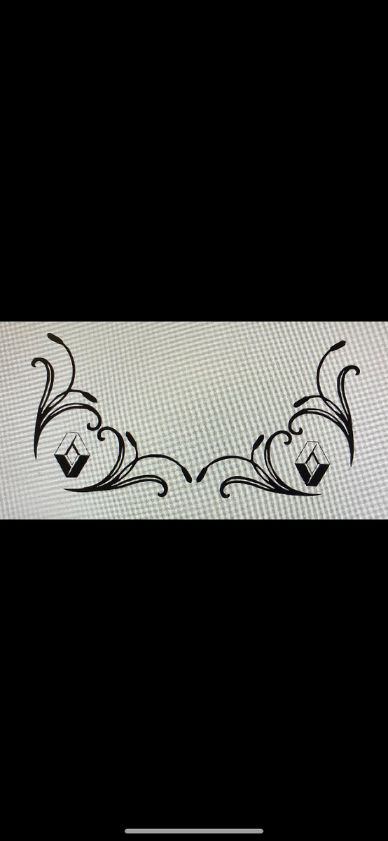 Renault window swirls – Flatout Decals