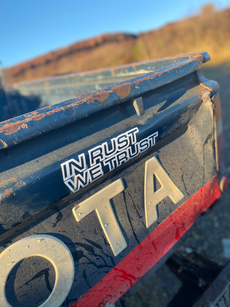 In Rust We Trust – Flatout Decals