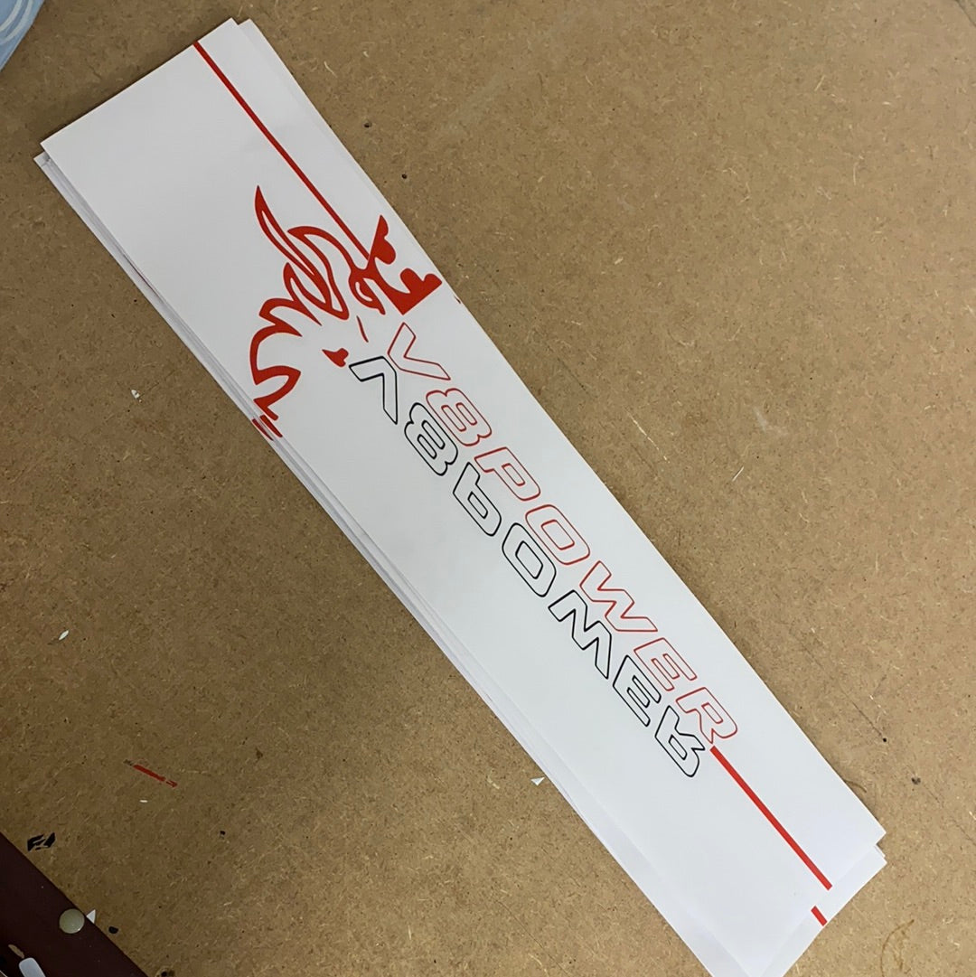 V8 Power – Flatout Decals